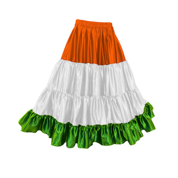 COTE D Flag Skirt satin 25 yard multi color Skirt S31 – Meek Mercery BY KF